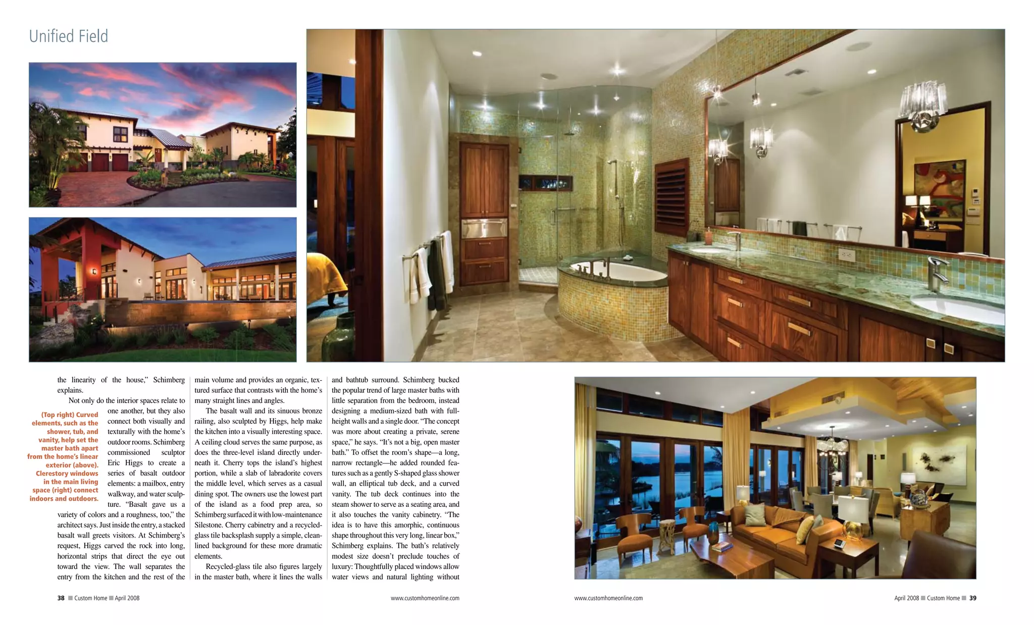 Canal Front Residence appears in Custom Home Magazine | PPT