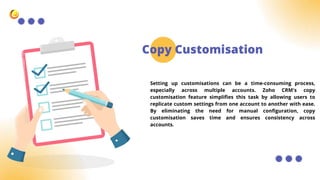 Maximising Efficiency and Growth with Customisation in Zoho CRM | PPT