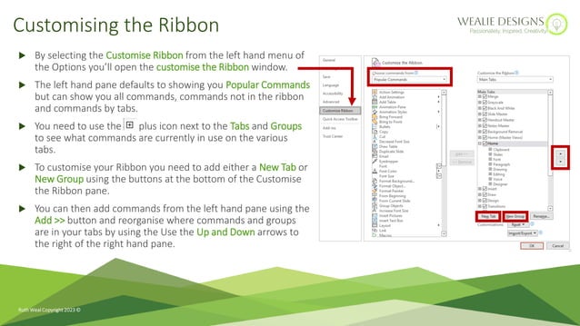 Customising MS Office Ribbon & Quick Access Toolbar.pptx