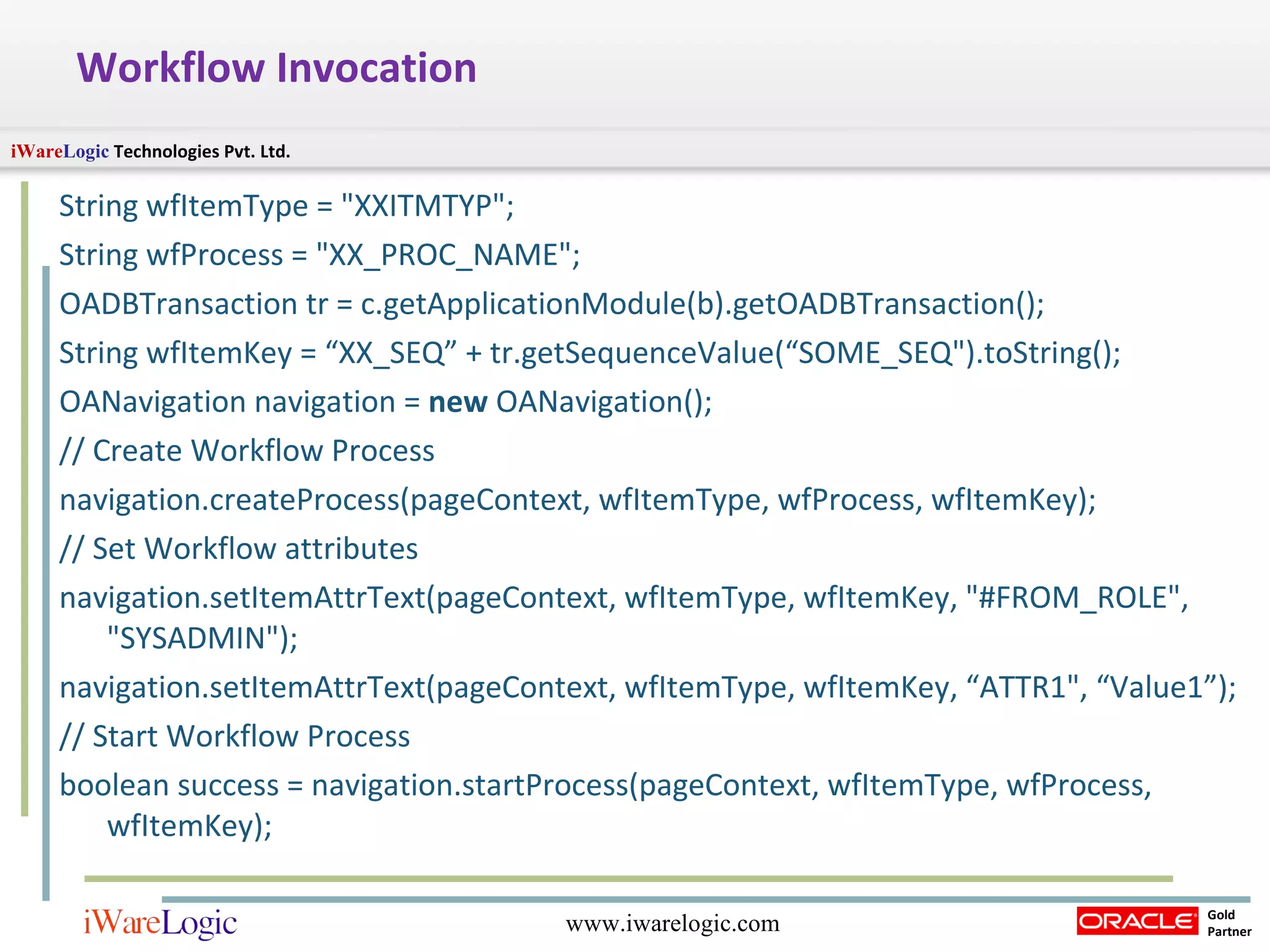 Customizing Oracle Ebs Oa Framework Ppt