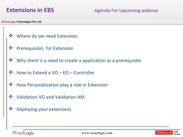 Customizing Oracle EBS OA Framework | PPT | Programming Languages | Computing