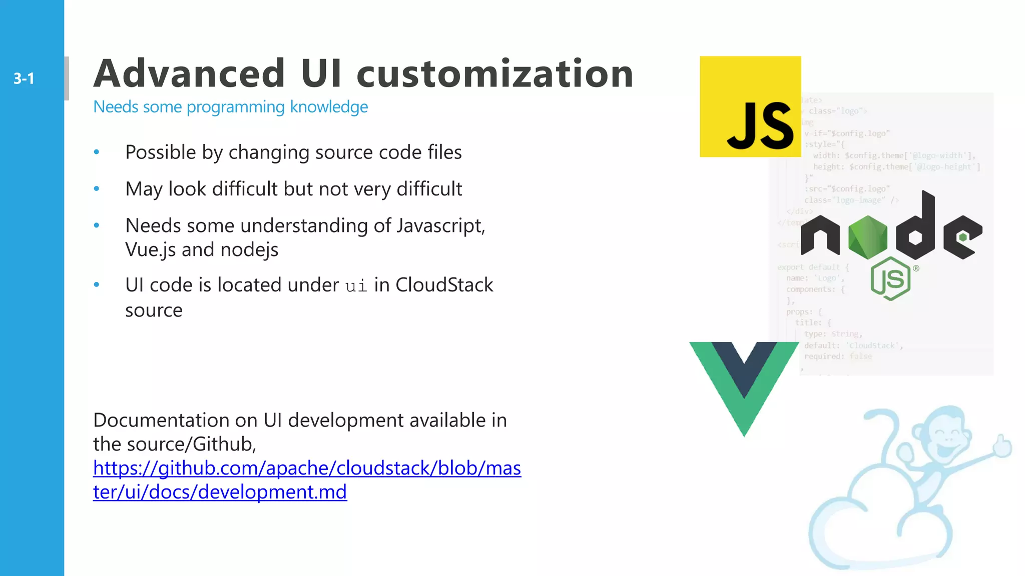 Customising the CloudStack UI - CloudStack European User Group Virtua…