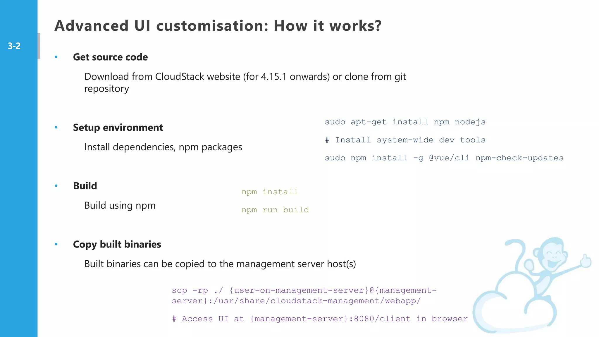 Customising the CloudStack UI - CloudStack European User Group Virtua…