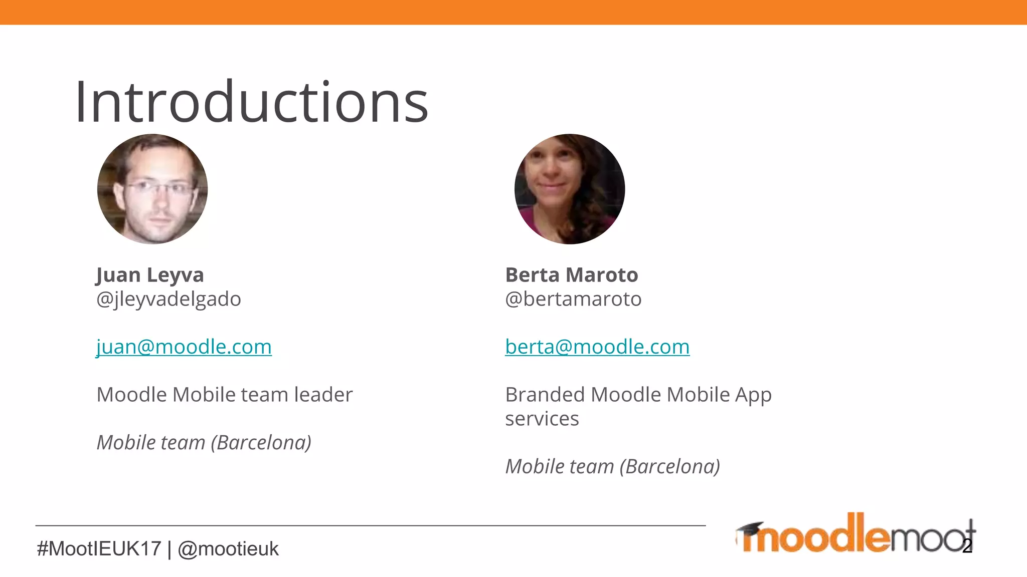 Customising the moodle mobile experience | PPTX