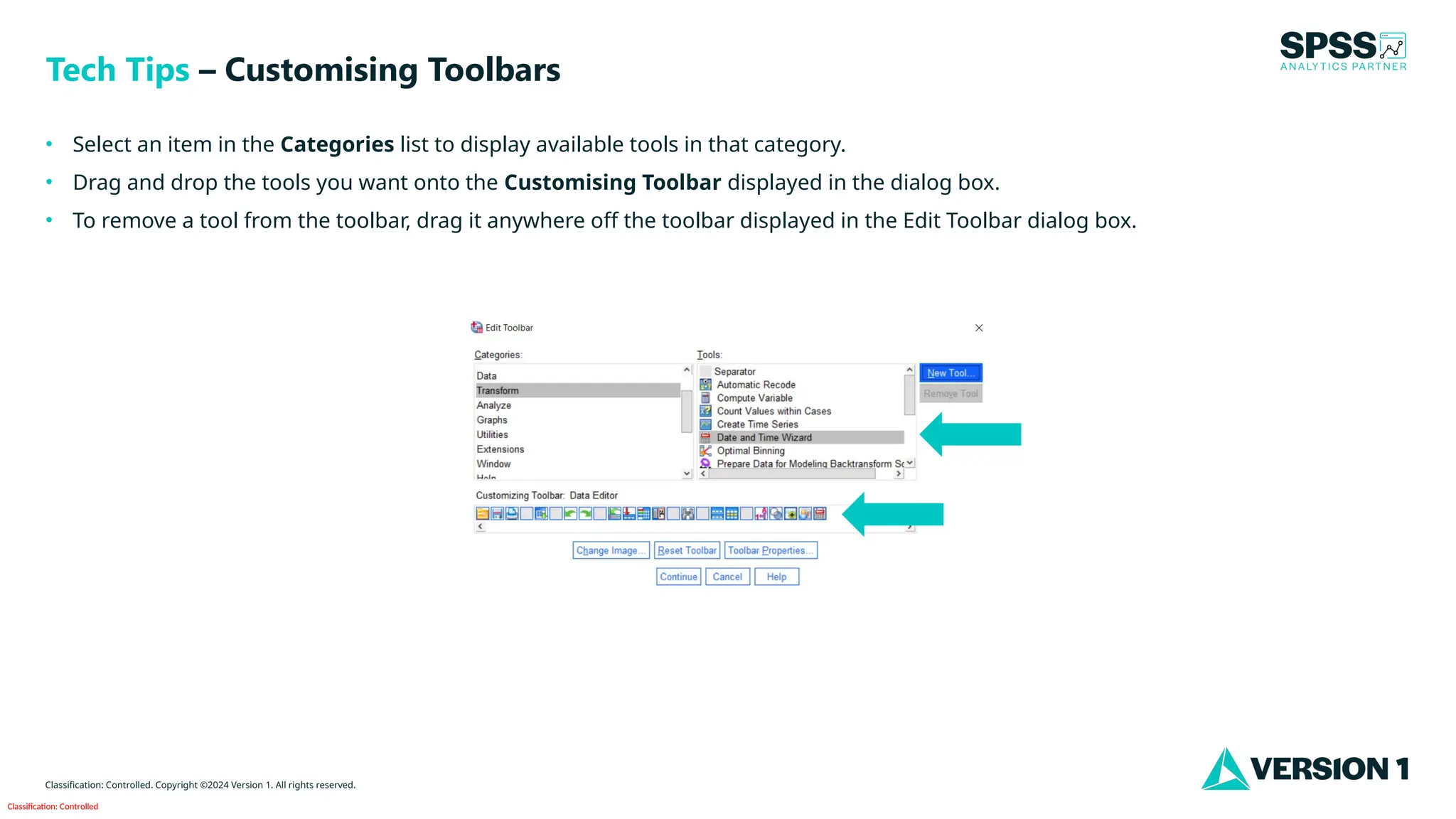 Customising Toolbars in IBM SPSS Statistics.pptx