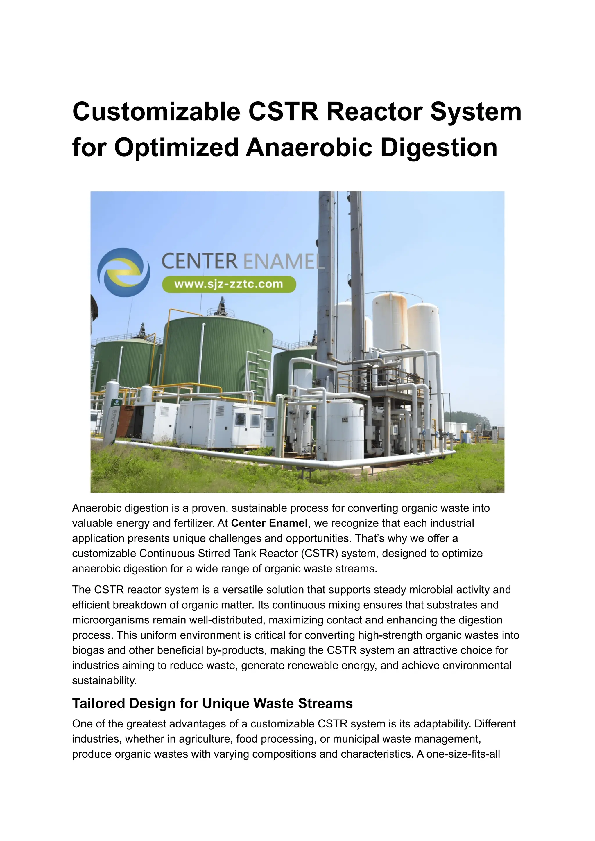 Customizable CSTR Reactor System for Optimized Anaerobic Digestion.docx