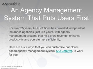 How to Customize QQ Catalyst | PPT