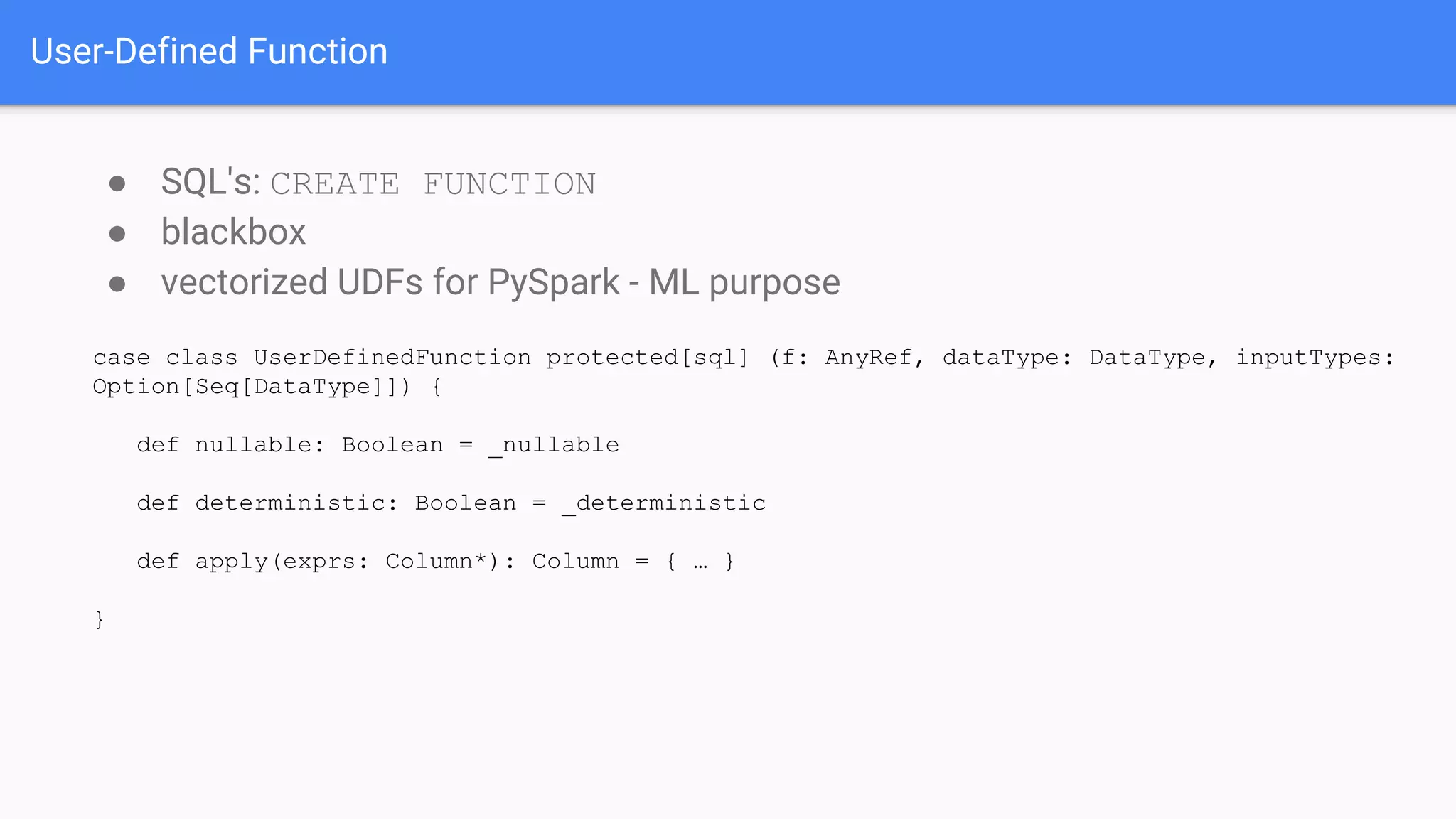 Apache Spark in your likeness - low and high level customization | PPT