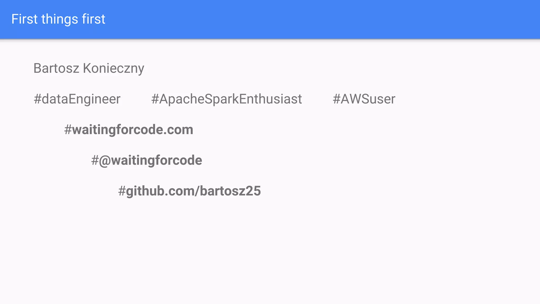 Apache Spark in your likeness - low and high level customization | PPT