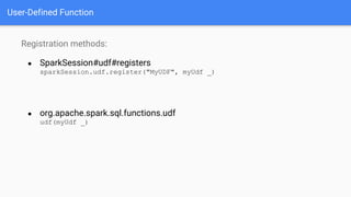 Apache Spark in your likeness - low and high level customization | PPT