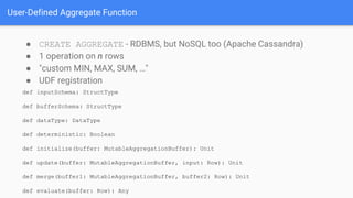 Apache Spark in your likeness - low and high level customization | PPT