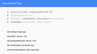Apache Spark in your likeness - low and high level customization | PPT