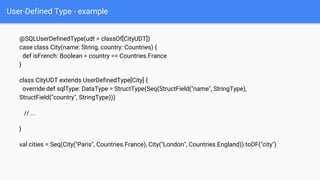 Apache Spark in your likeness - low and high level customization | PPT
