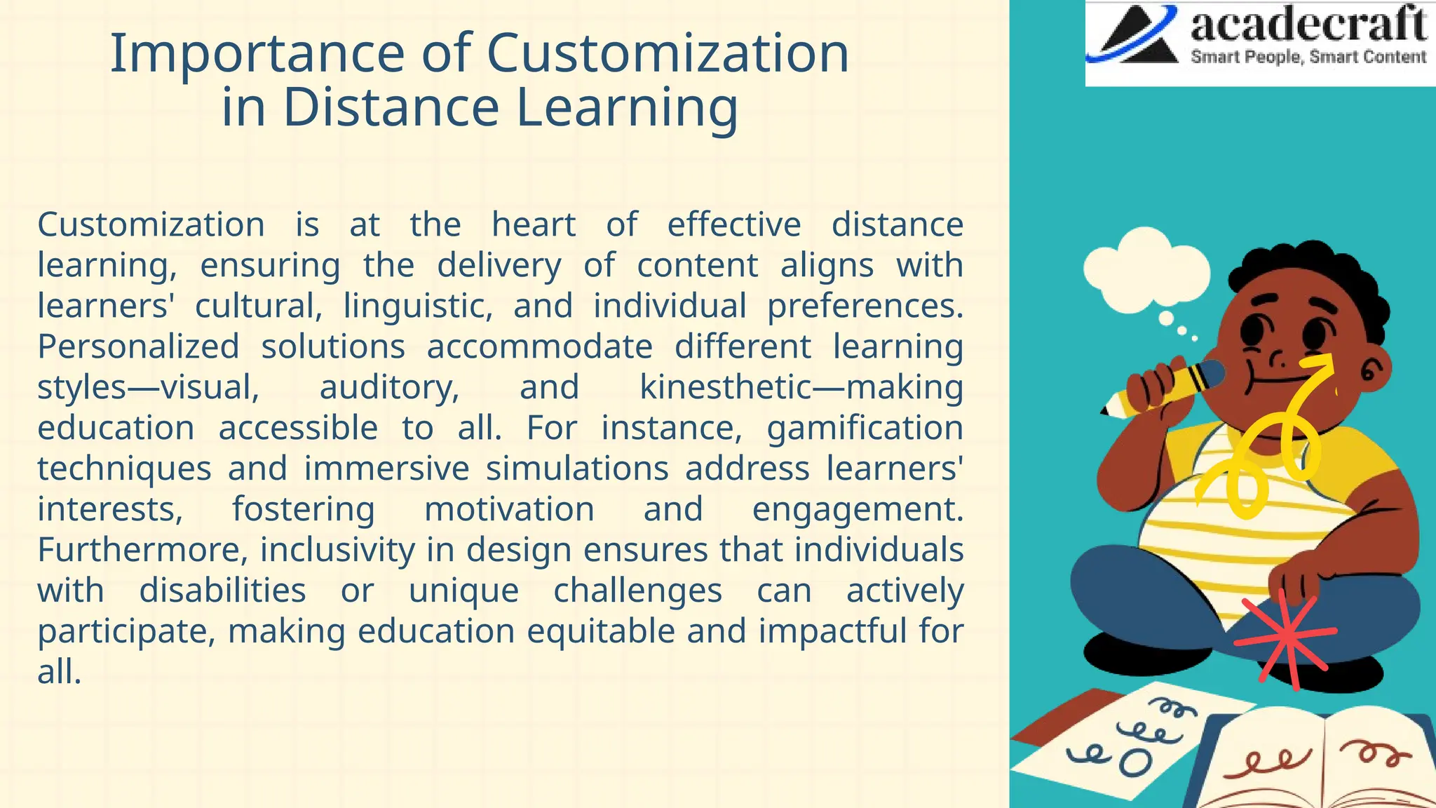 Customized Distance Learning Solutions for a Diverse World | PPTX