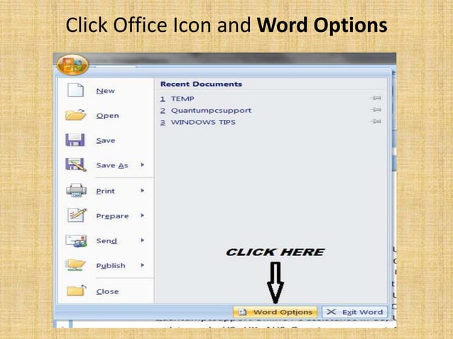 How to Customize quick access toolbar | PPT