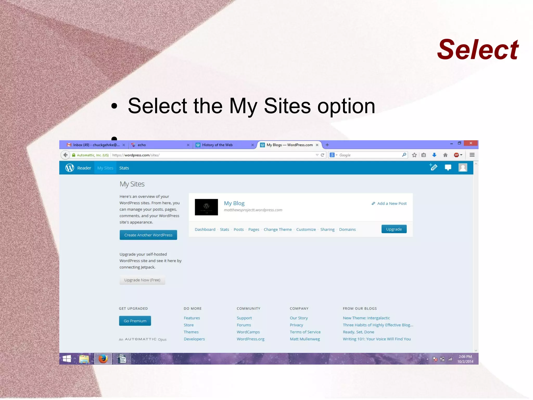 Customizetheme | ODP | Web Development | Internet