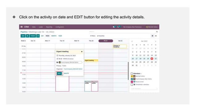 Customize Your Pipeline Stages in Odoo CRM | PPTX