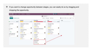 Customize Your Pipeline Stages in Odoo CRM | PPTX