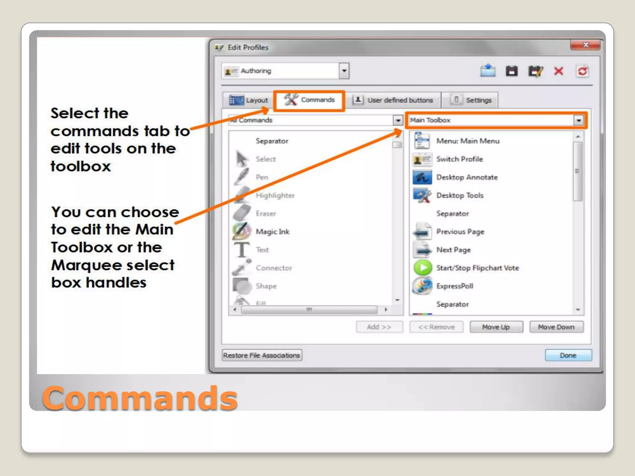 Customizing ActivInspire | PPTX