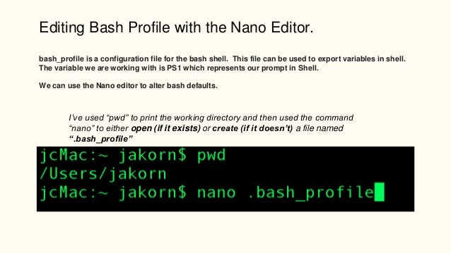 Customizing Bash Shell Prompt