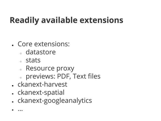 Customizing CKAN | PPT