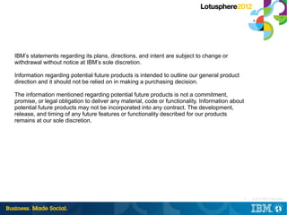 Customizing IBM Connections - LS2012 | PPT