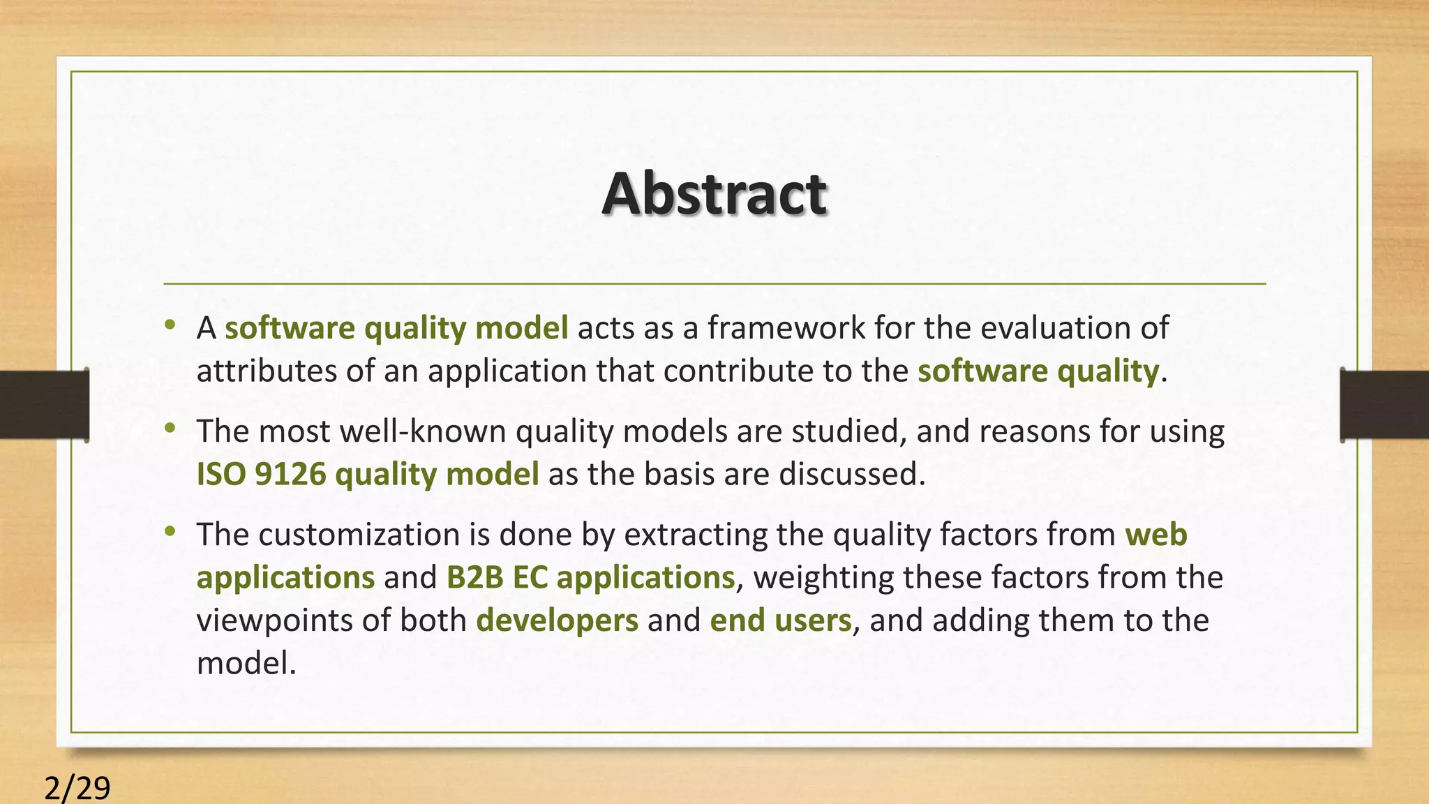 Customizing iso 9126 quality model for evaluation of b2 b applications ...