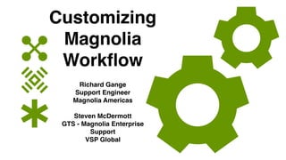Customizing Magnolia Workflow | PPT