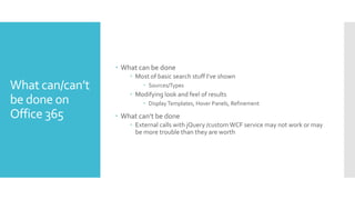 Customizing SharePoint 2013 search display templates | PPT