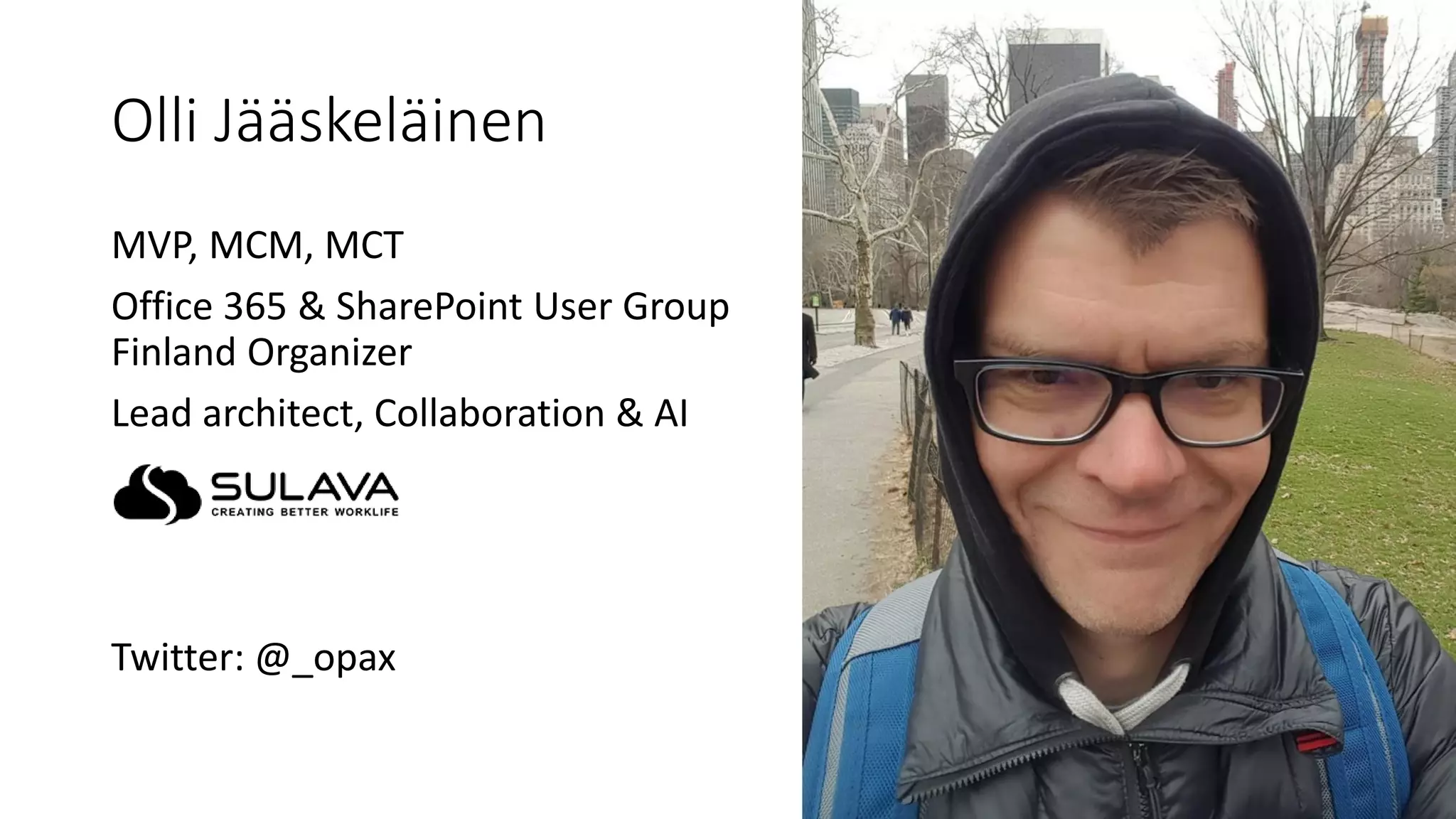 O365Con18 - Customizing SharePoint and Microsoft Teams with SharePoint Framework - Olli ...