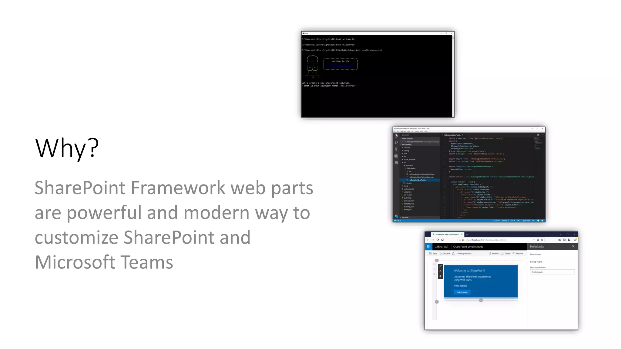 O365Con18 - Customizing SharePoint and Microsoft Teams with SharePoint Framework - Olli ...