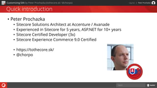 Customizing SXA | PPT