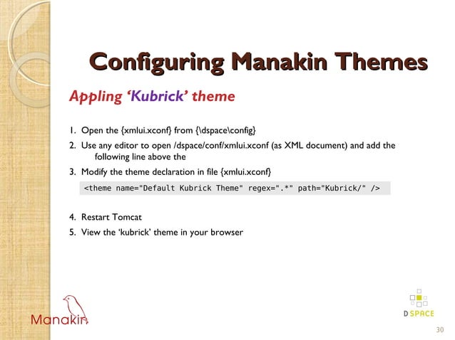 Customizing the look and-feel of DSpace | PPT