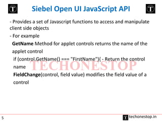 Customizing the Presentation Model and Physical Renderer in Siebel Open UI | PPTX