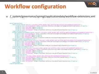 Customizing workflows in WSO2 API Manager | PPT