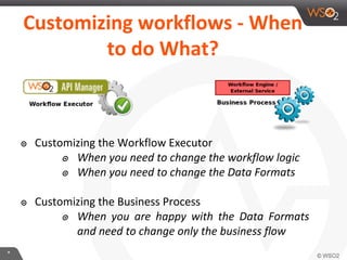Customizing workflows in WSO2 API Manager | PPT