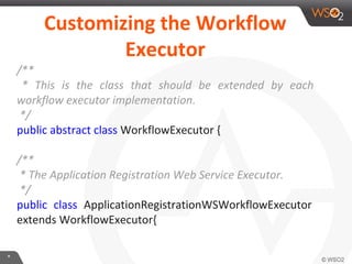 Customizing workflows in WSO2 API Manager | PPT