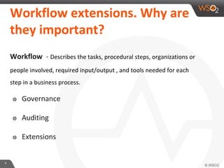 Customizing workflows in WSO2 API Manager | PPT
