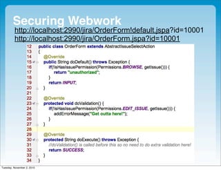 AtlasCamp 2010: Implementing a custom JIRA UI using plugins 2.0 - Andreas Knecht | PDF | Web ...