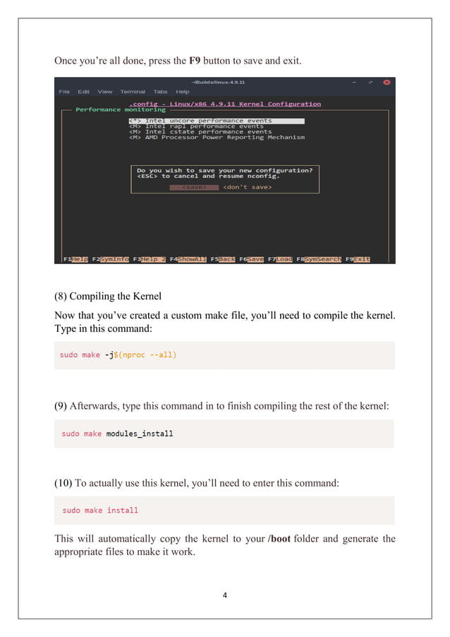 Custom kernel creation | PDF