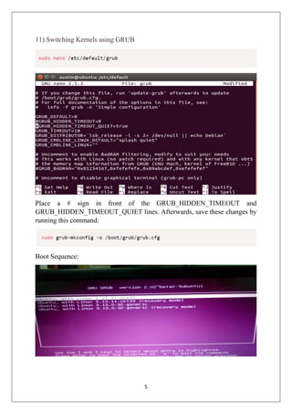 Custom kernel creation | PDF