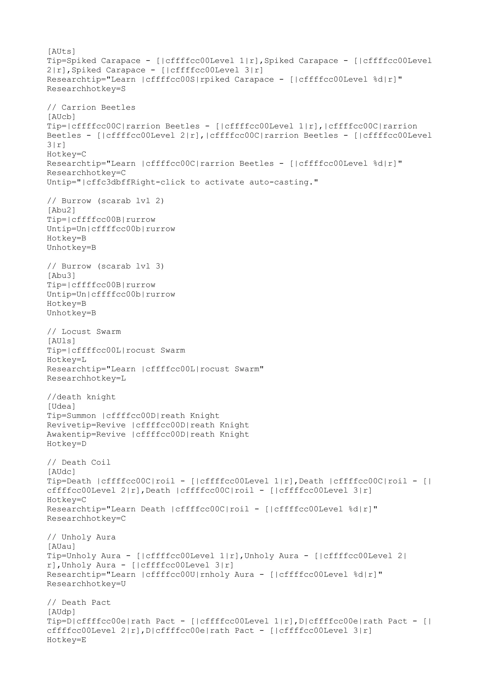 Custom keyssample | TXT