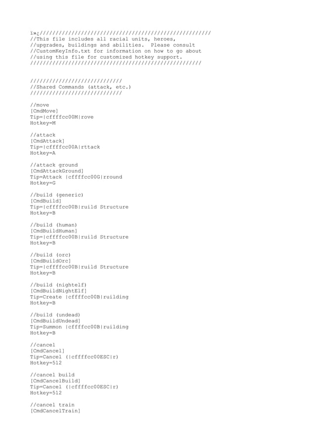 Custom keyssample | TXT