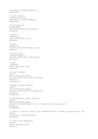 Custom keyssample | TXT