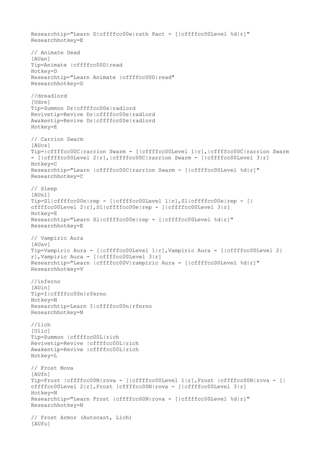 Custom keyssample | TXT