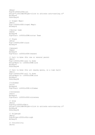 Custom keyssample | TXT