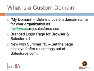 Implementing Salesforce My Domains | PPT