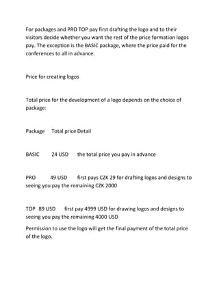 Custom logo design | PDF