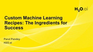 Custom Machine Learning Recipes | PDF