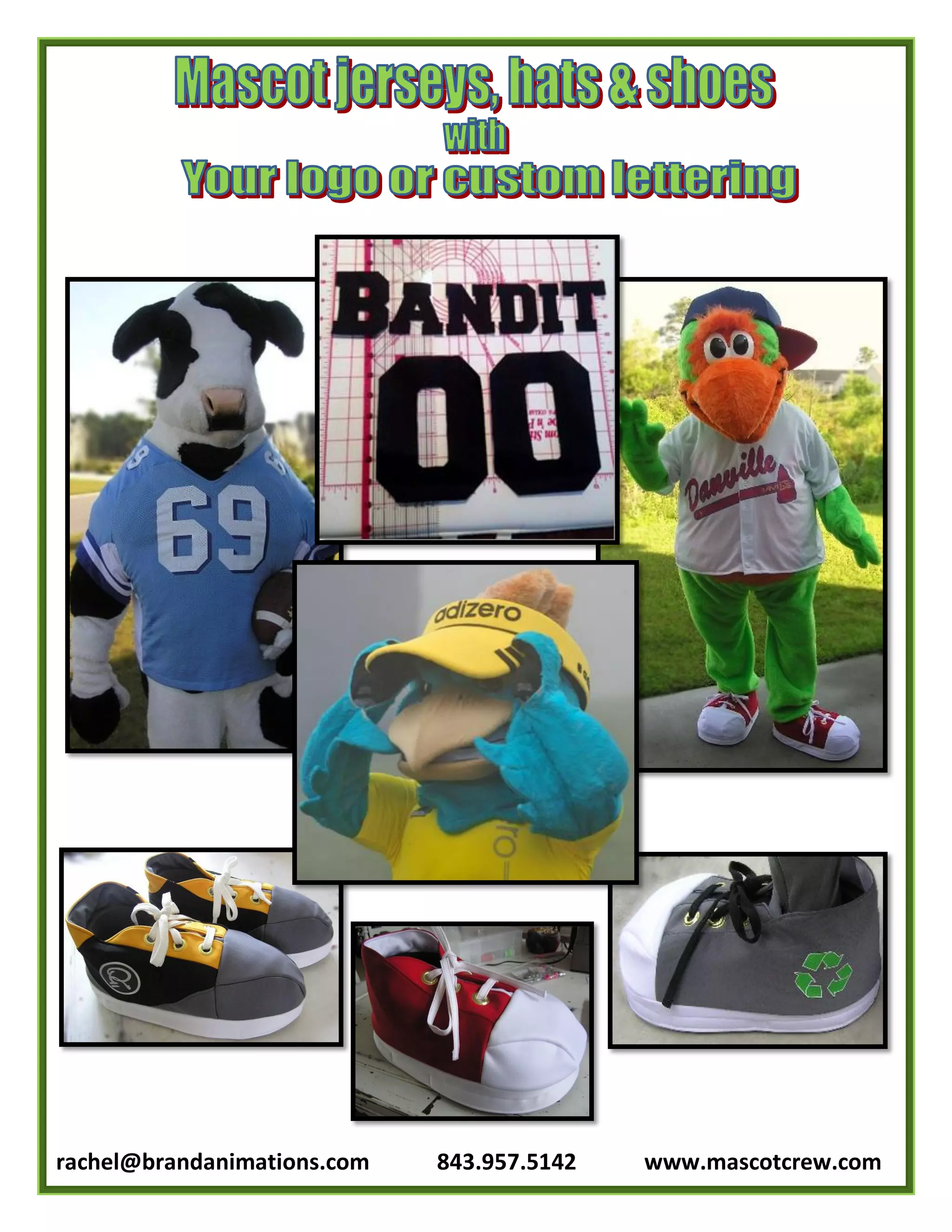The Mascot Crew at Brand Animations - Mascot Costume Apparel | PDF